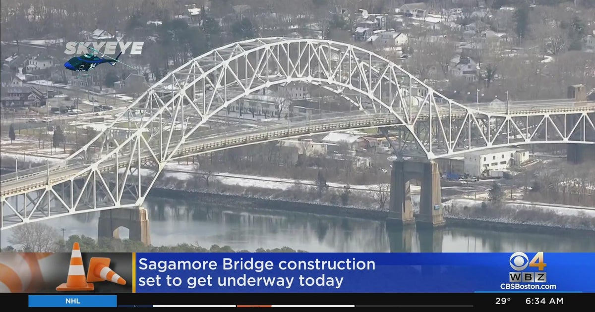 Sagamore Bridge construction starts Monday - CBS Boston