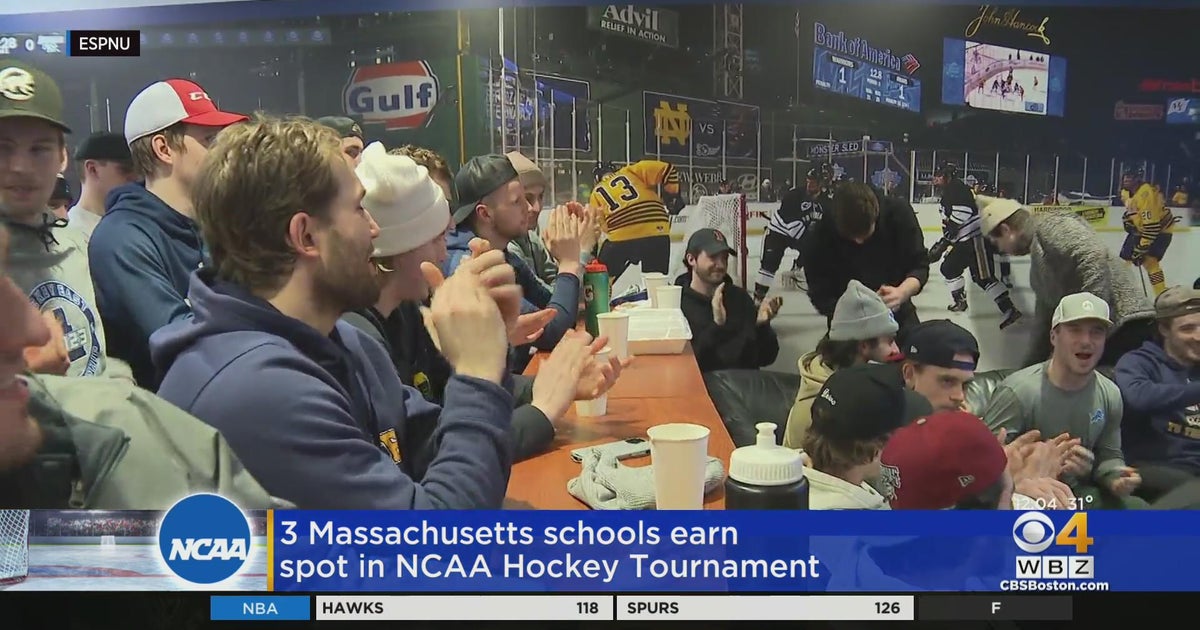 3 Massachusetts teams earn spot in NCAA Hockey Tournament - CBS Boston