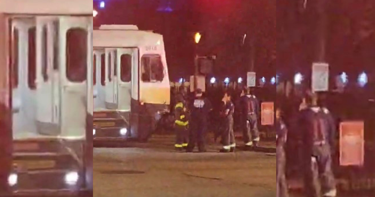 Light rail train and vehicle collide in Baltimore, transit routes ...