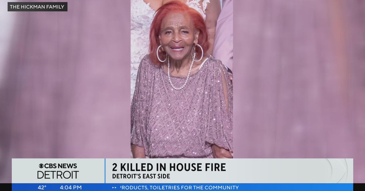 Grandmother, 96, and her son, 56, die in Detroit house fire - CBS Detroit