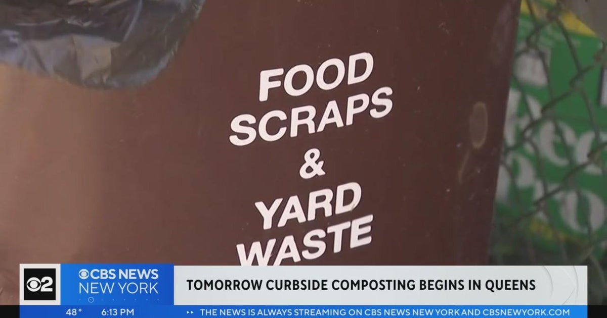 Curbside composting begins in Queens on Monday - CBS New York