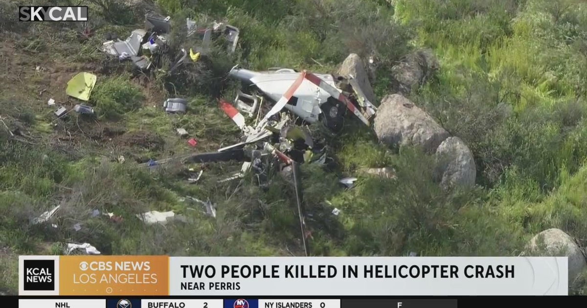 2 killed in helicopter crash near Perris identified - CBS Los Angeles