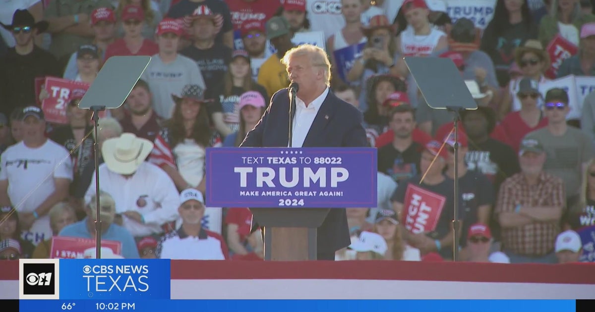 Trump attracts thousands of supporters to Waco rally - CBS Texas Trump attracts thousands of supporters to Waco rally - CBS Texas