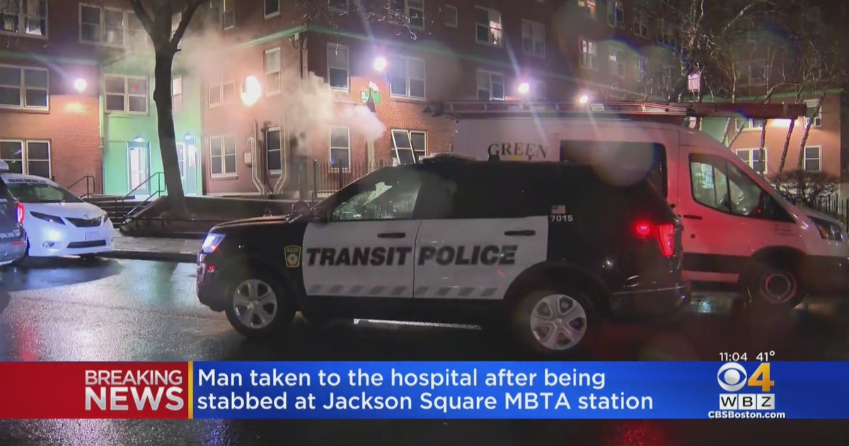 Man stabbed at Jackson Square MBTA station - CBS Boston