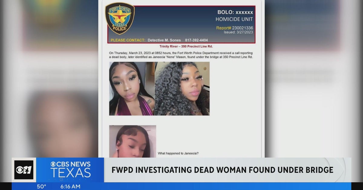 Fort Worth police investigating after woman found dead under bridge ...