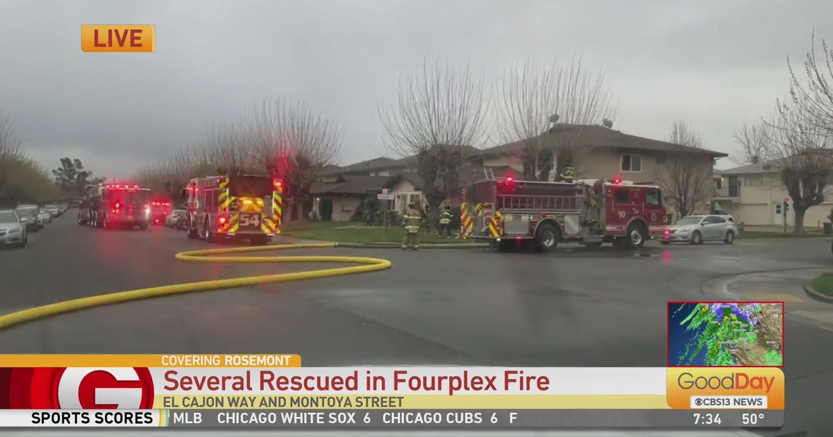 Several people rescued in Rosemont four-plex fire - Good Day Sacramento