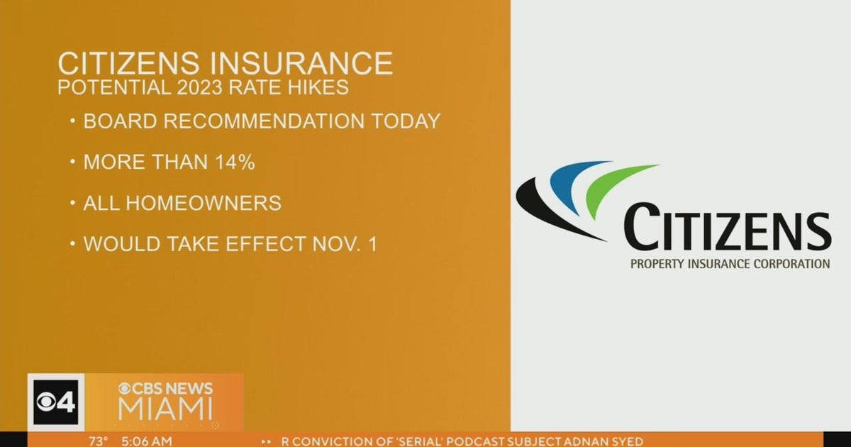 Citizen Property Insurance policy holders could get hit with rate ...