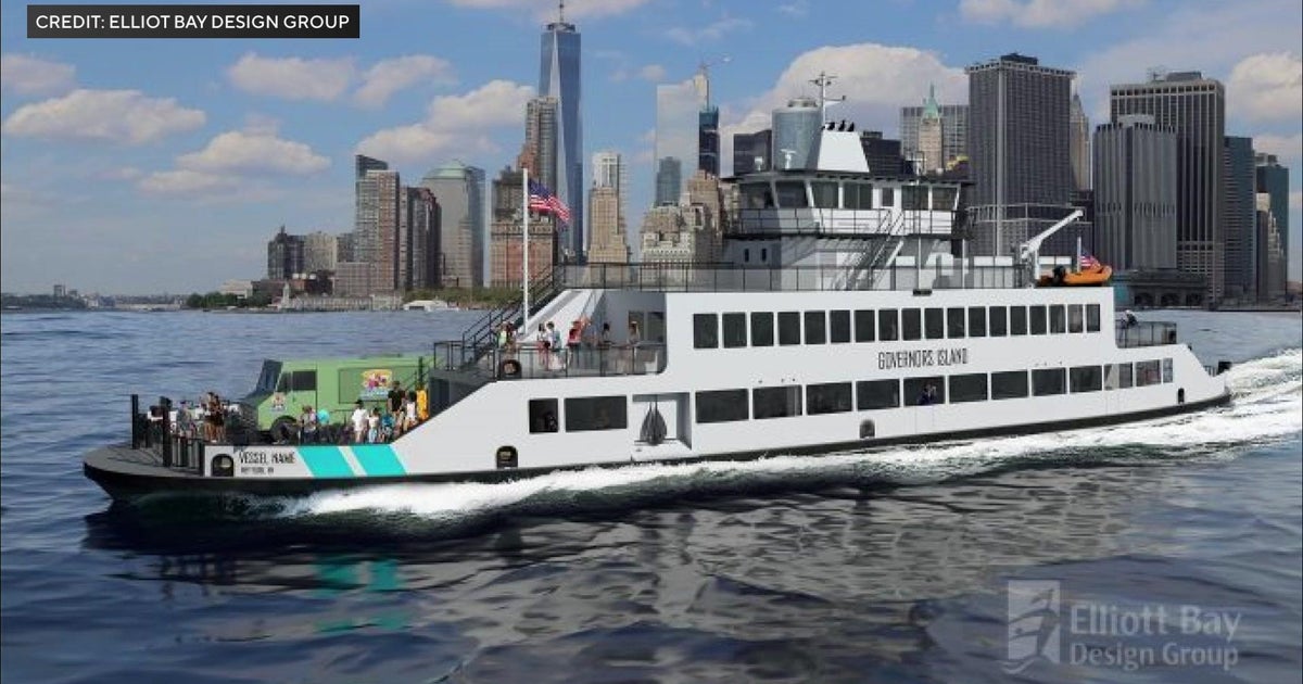 New York City working on first hybrid electric ferry - CBS New York