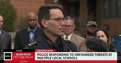 Pittsburgh Police press conference on unfounded threats at multiple ...