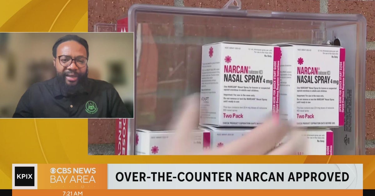 FDA approves over-the-counter Narcan sales - CBS San Francisco