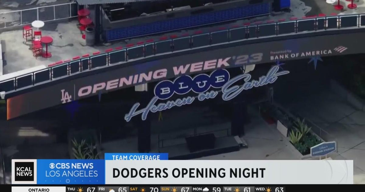 Dodgers treat excited fans to win on Opening Night - CBS Los Angeles