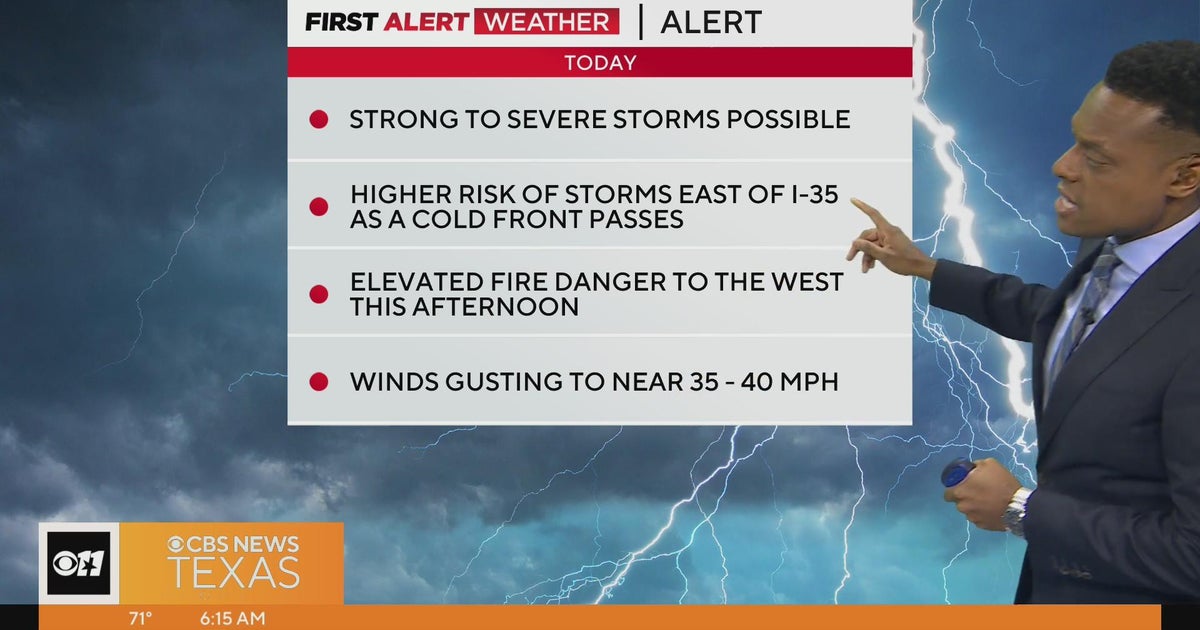 First Alert Weather: Severe storms possible through early afternoon ...