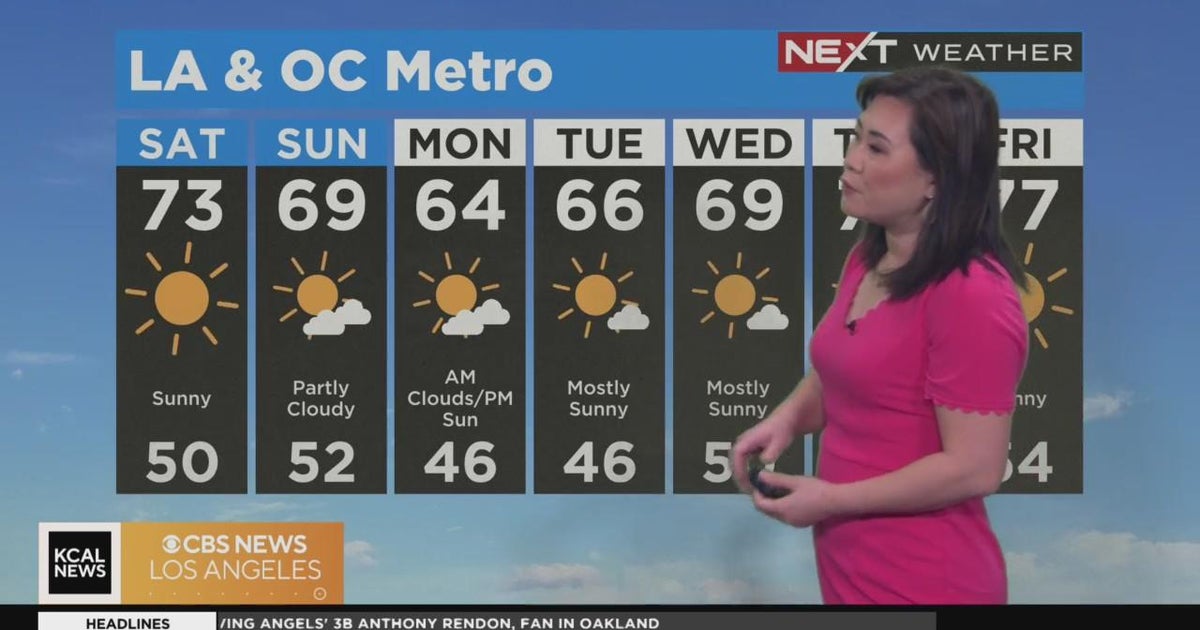 Mary Yoon's morning forecast (April 1) - CBS Los Angeles