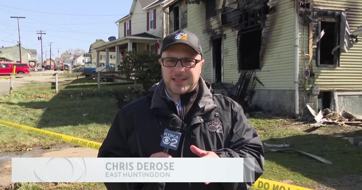 Crews Battled A House Fire In East Huntingdon Today - CBS Pittsburgh