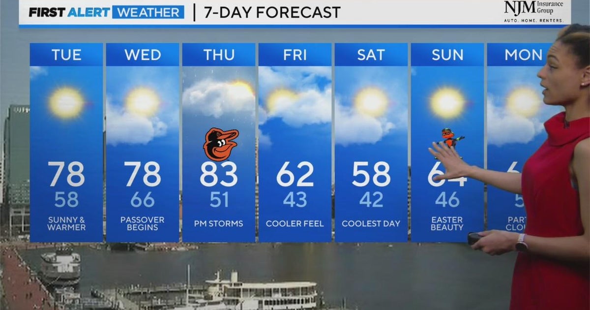 Meteorologist Abigail Degler has your Tuesday afternoon forecast - CBS ...