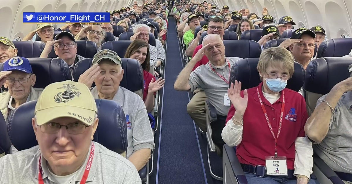 Honor Flight Chicago trip canceled due to severe weather - CBS Chicago