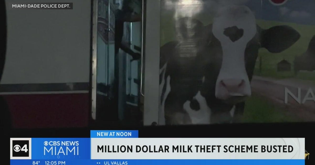 Six men arrested in million dollar milk theft - CBS Miami