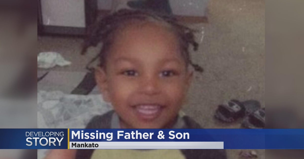 Mankato Police search for missing father and toddler son - CBS Minnesota
