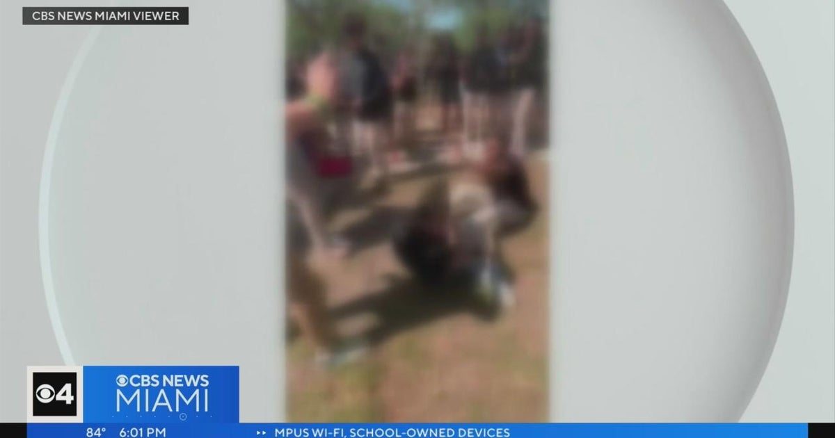 Caught on video: Parents alarmed after school fight at Devon Aire K-8 Center - CBS Miami
