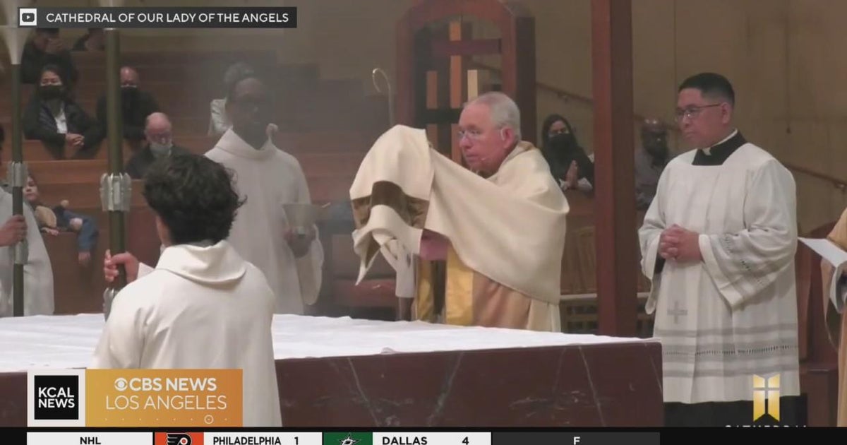 Special services held at Cathedral of Angels in LA for Good Friday ...