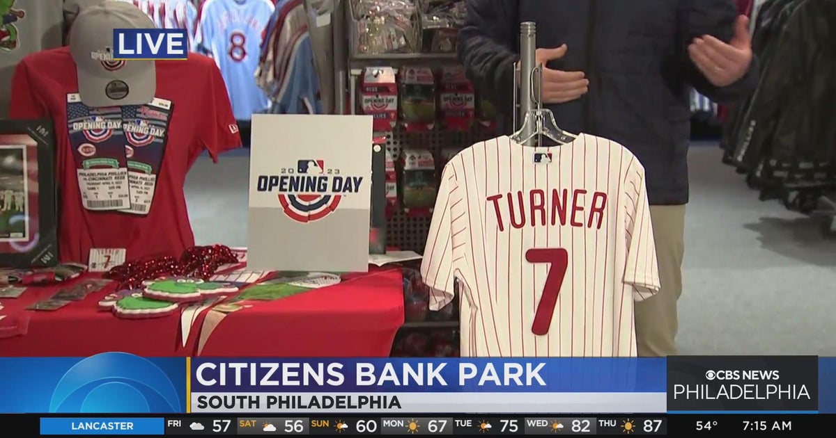 Getting a look at Opening Day merch in the Phillies Team Store - CBS ...