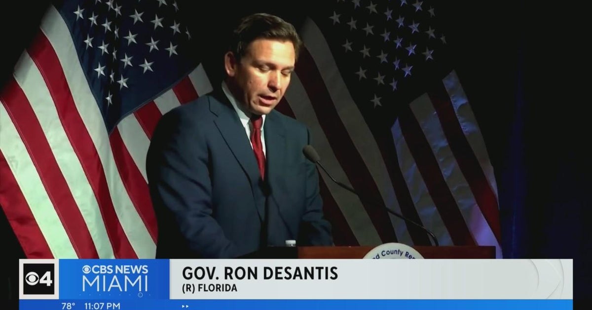 DeSantis lashes at Disney during Michigan GOP event - CBS Miami
