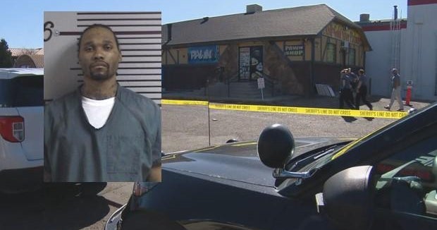 Alleged robber shot to death during pawn shop hold-up - CBS Colorado