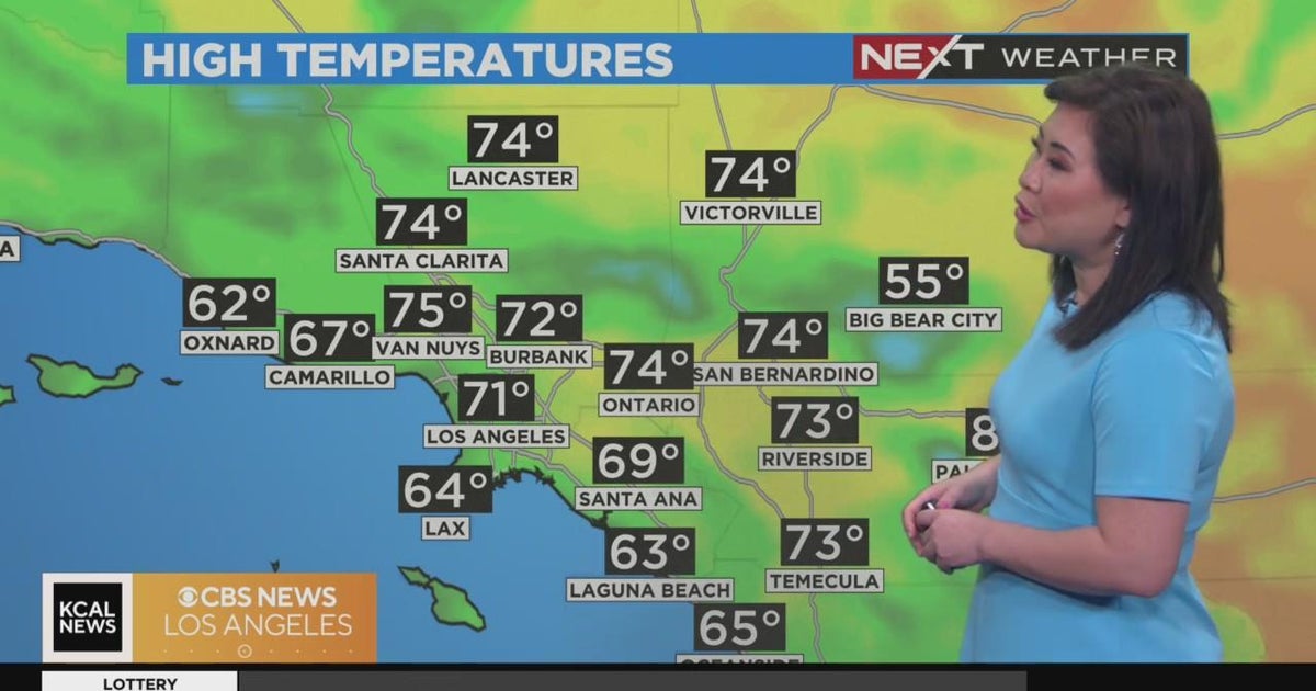 Mary Yoon's extended morning forecast (April 8) - CBS Los Angeles