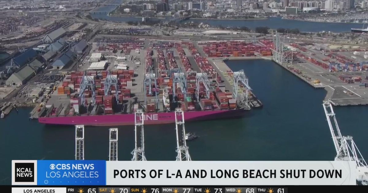 Port of LA and Long Beach closes for labor shortage - CBS Los Angeles