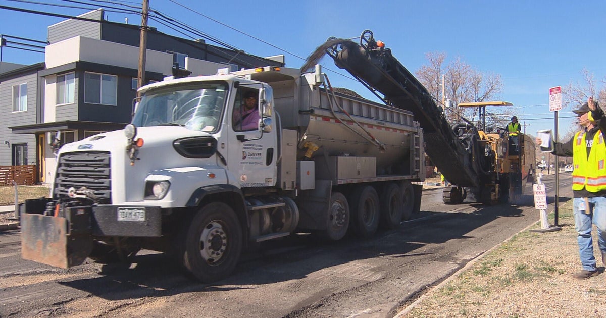 Denver plans to pave 450+ lane miles this summer - CBS Colorado