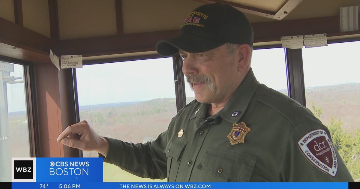 DCR fire tower operators on alert amid dry conditions - CBS Boston