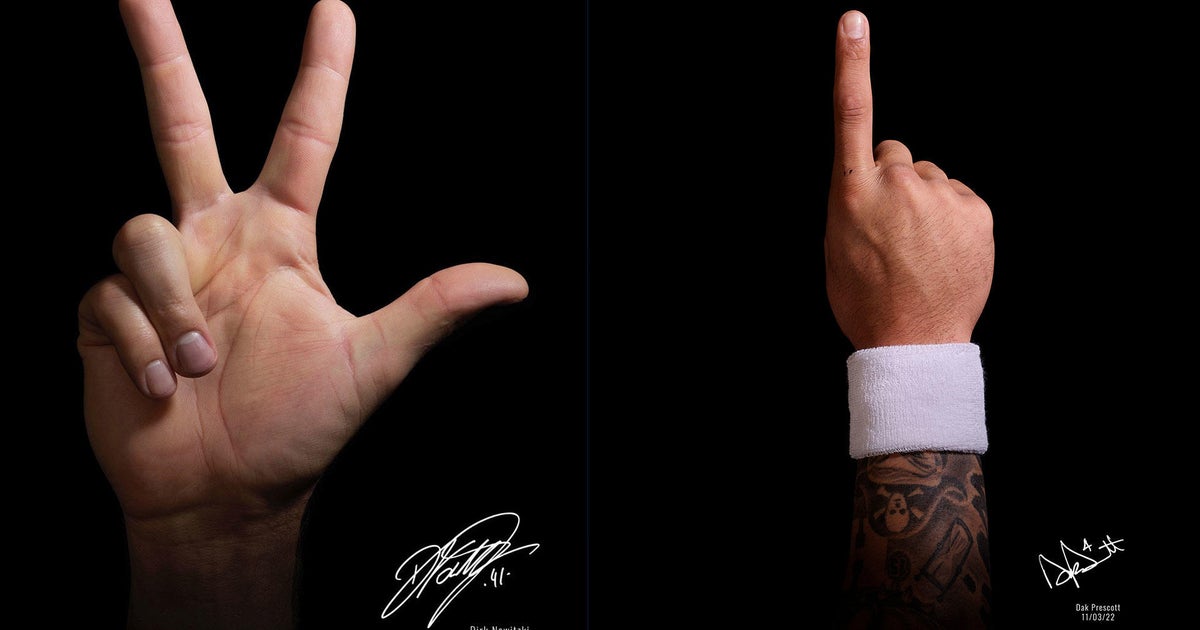 Dirk Nowitzki & Dak Prescott are selling pictures of their hands for a ...