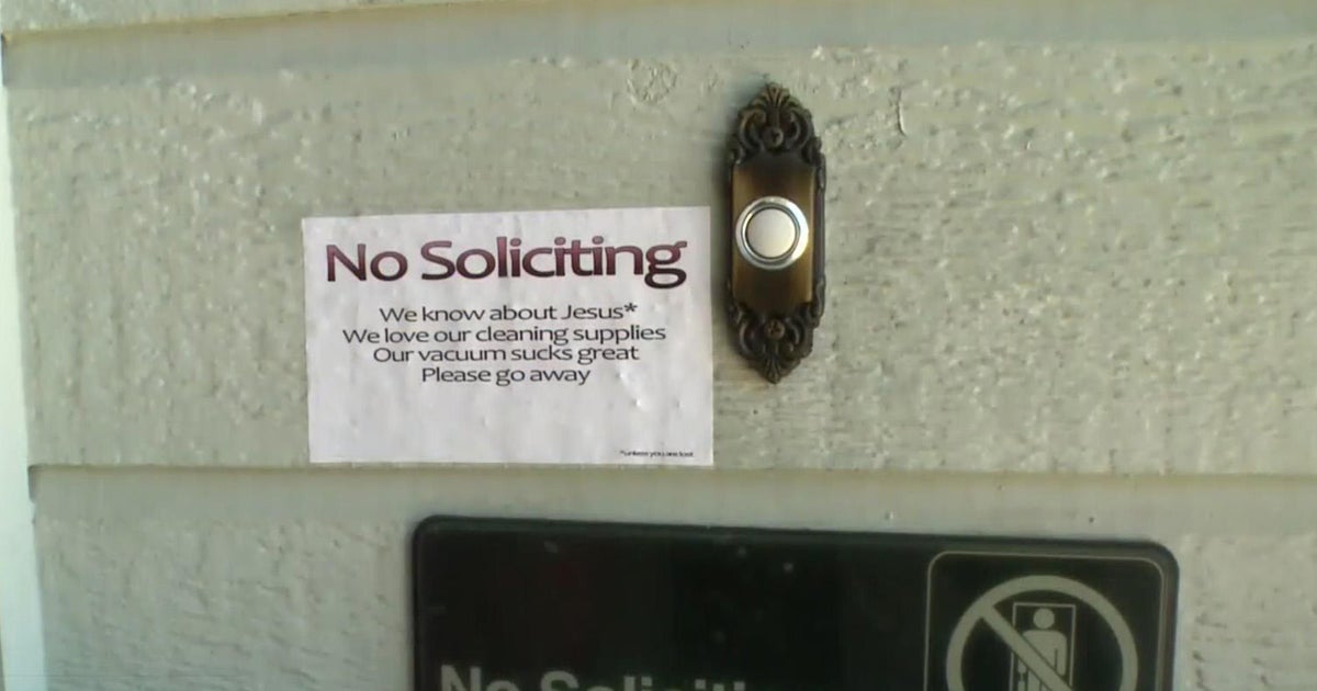 Vacaville police to cite door-to-door solicitors without badges - CBS ...