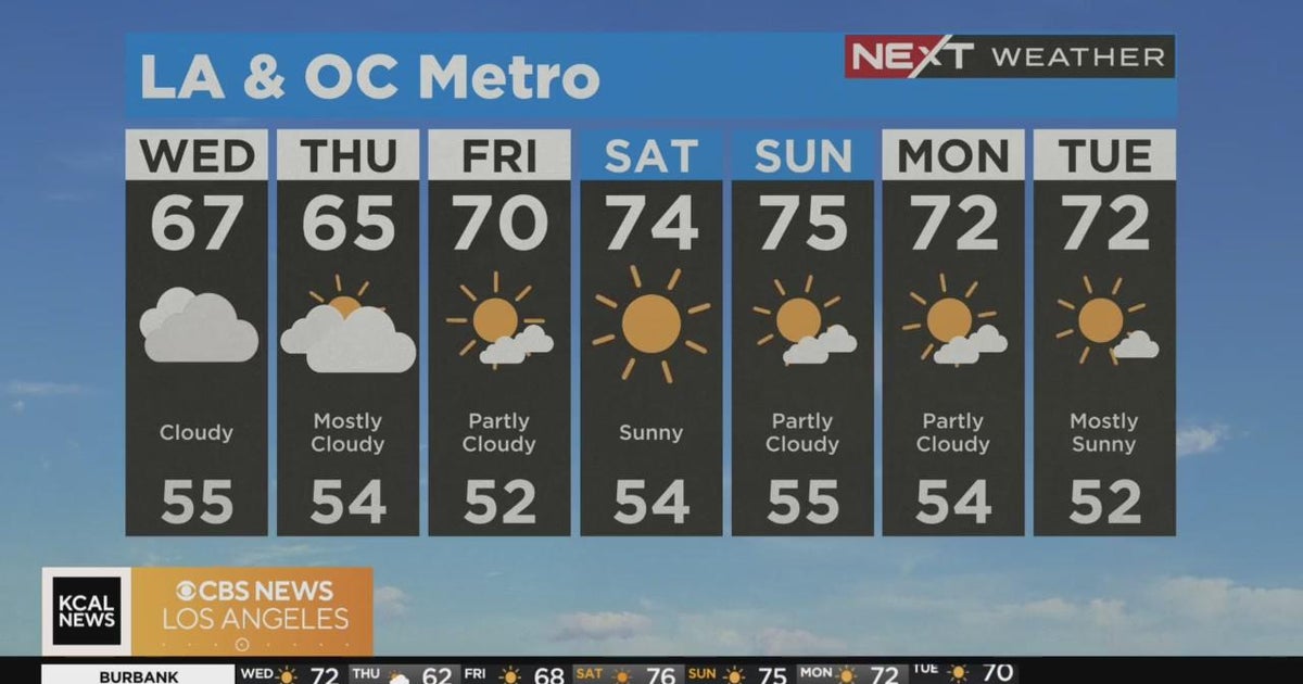 Alex Biston's Morning Weather (April 12) - CBS Los Angeles