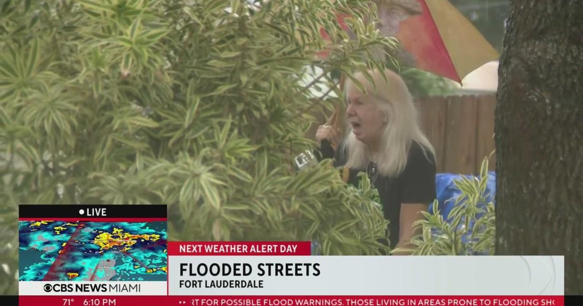 Woman stranded in Fort Lauderdale - CBS Miami