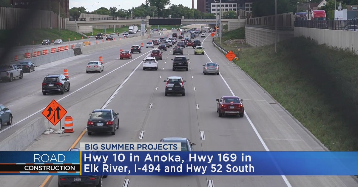 MnDOT announces 2023 construction projects - CBS Minnesota