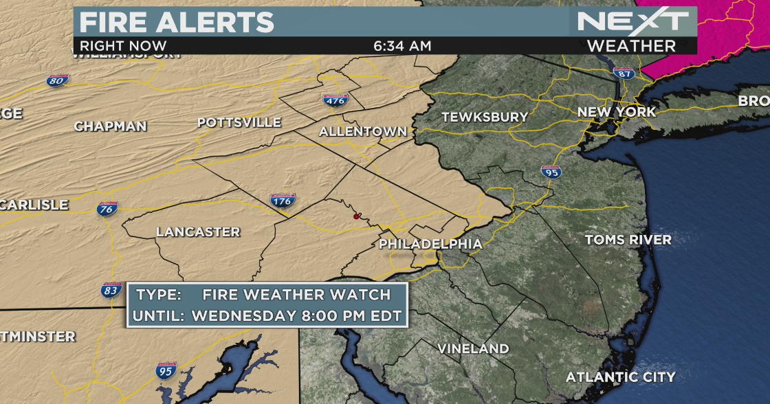 Fire Weather Watch: How April weather fuels wildfires - CBS Philadelphia