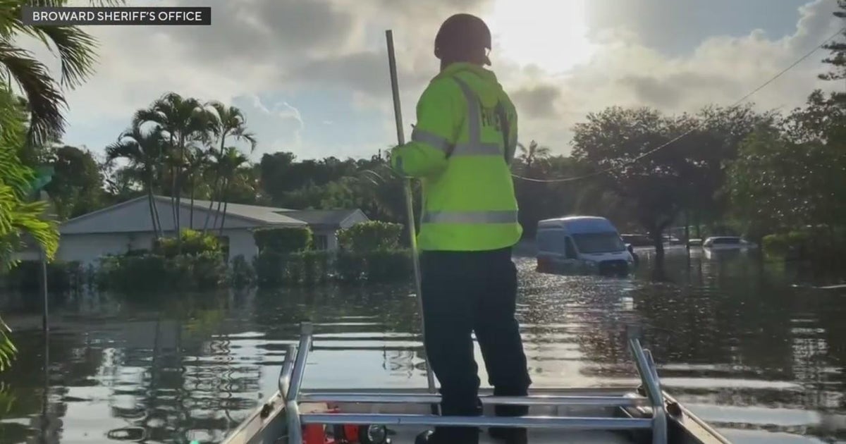 BSO Fire Rescue, Michael Kane, speaks on Broward flooding - CBS Miami