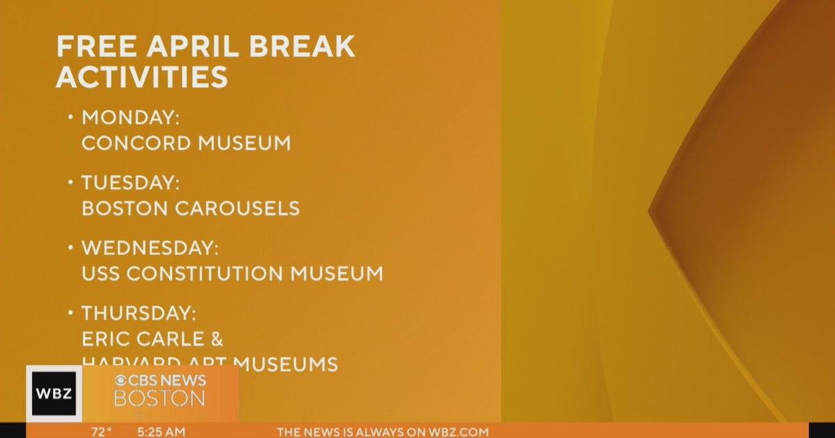 Free April break activities - CBS Boston