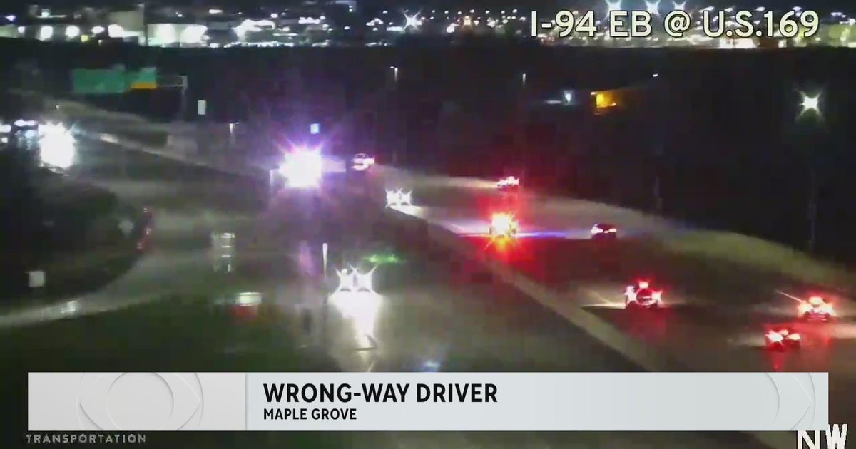 VIDEO: State patrol stops wrong-way driver on I-694 - CBS Minnesota