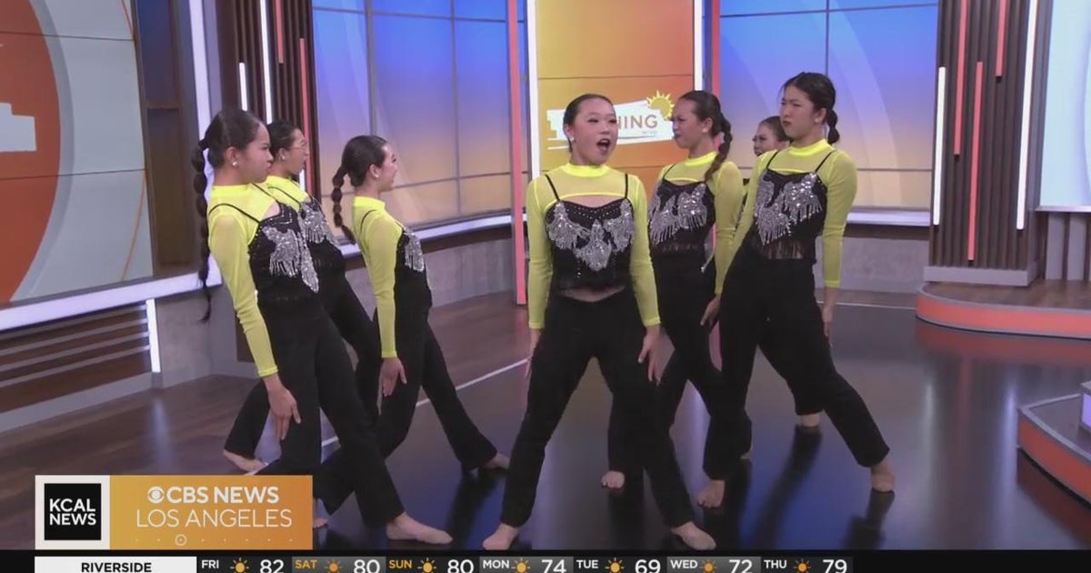 Mark Keppel H.S. Dance Team visits The Morning Wrap - CBS Los Angeles