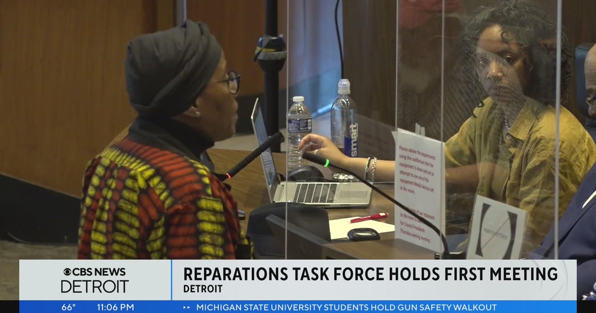 Detroit's reparations task force holds first of many meetings - CBS Detroit