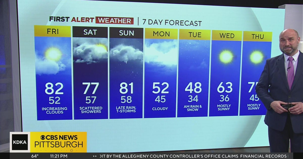 KDKA-TV Nightly Forecast (4/13) - CBS Pittsburgh