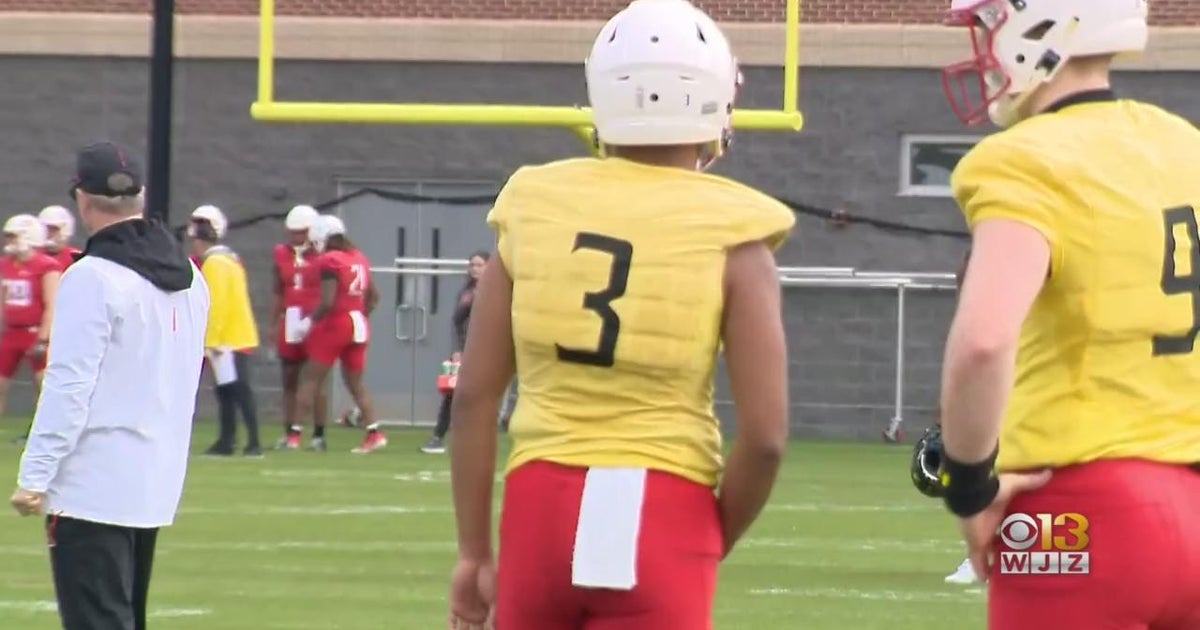 Terps halfway through spring practice - CBS Baltimore