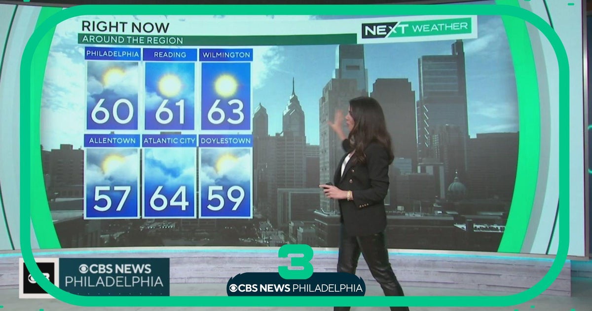 NEXT Weather: Clouds break for sun - CBS Philadelphia