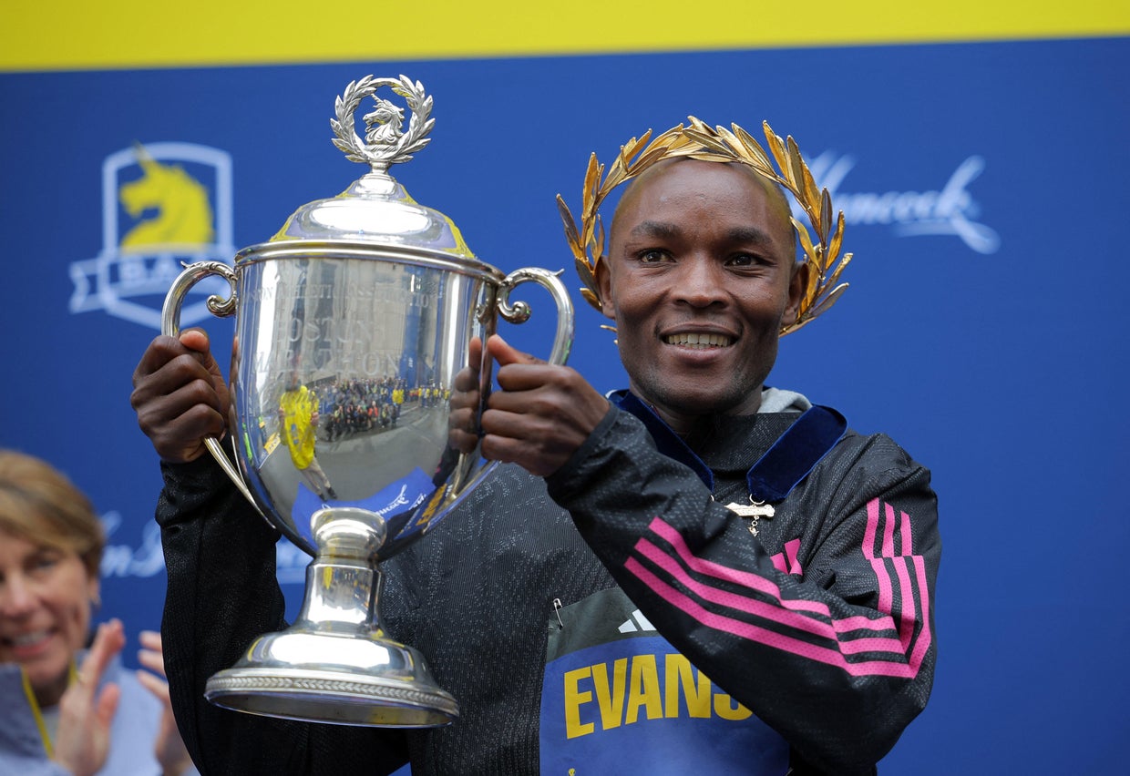 Boston Marathon: Evans Chebet wins again as Boston marks 10 years since ...