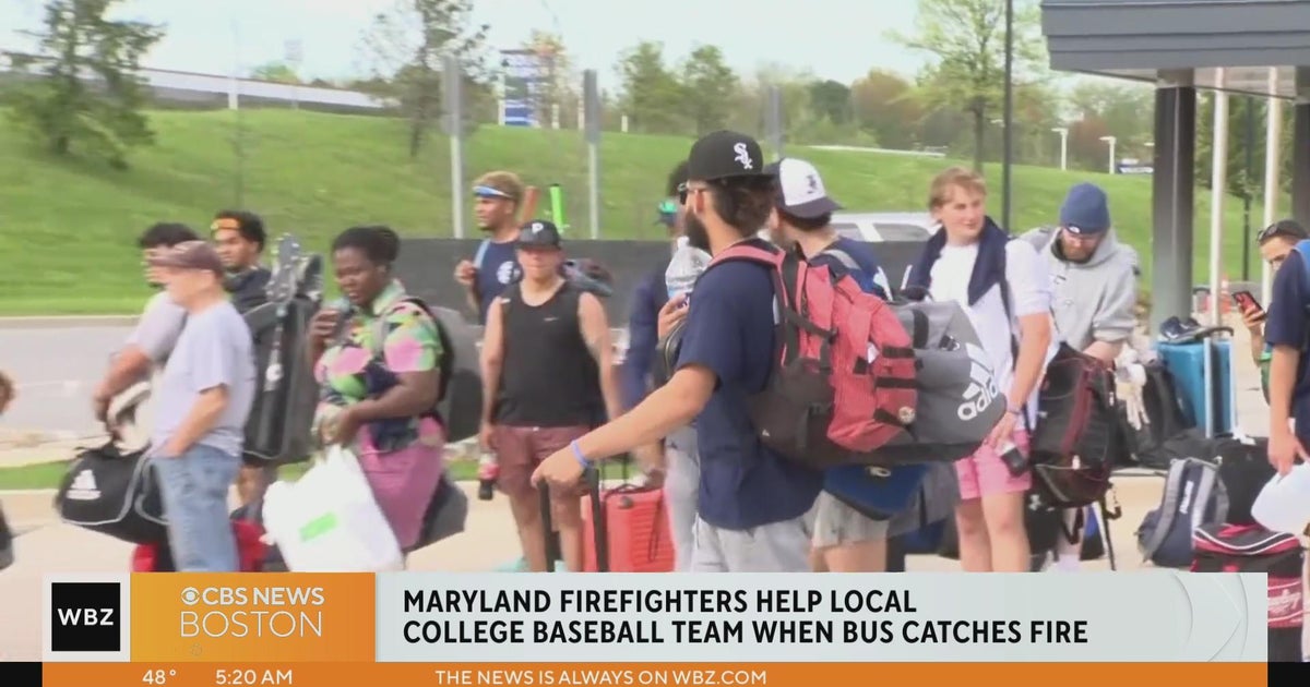 Maryland firefighters help Fisher College baseball team after bus ...