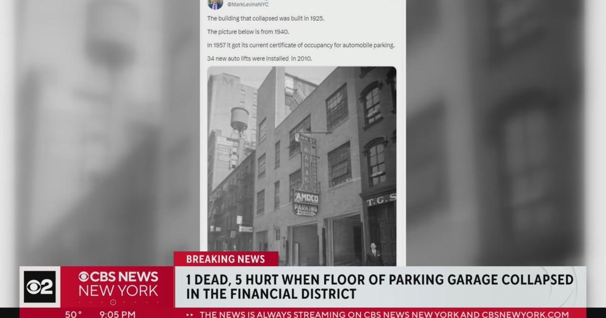 DOB: Collapsed parking garage in Lower Manhattan had 4 open violations ...