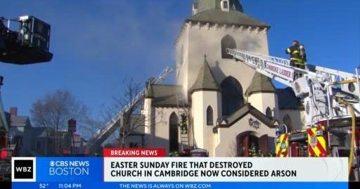 Easter Sunday fire that destroyed Cambridge church investigated as ...