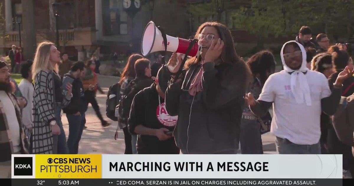 Calm restored after night of protests - CBS Pittsburgh